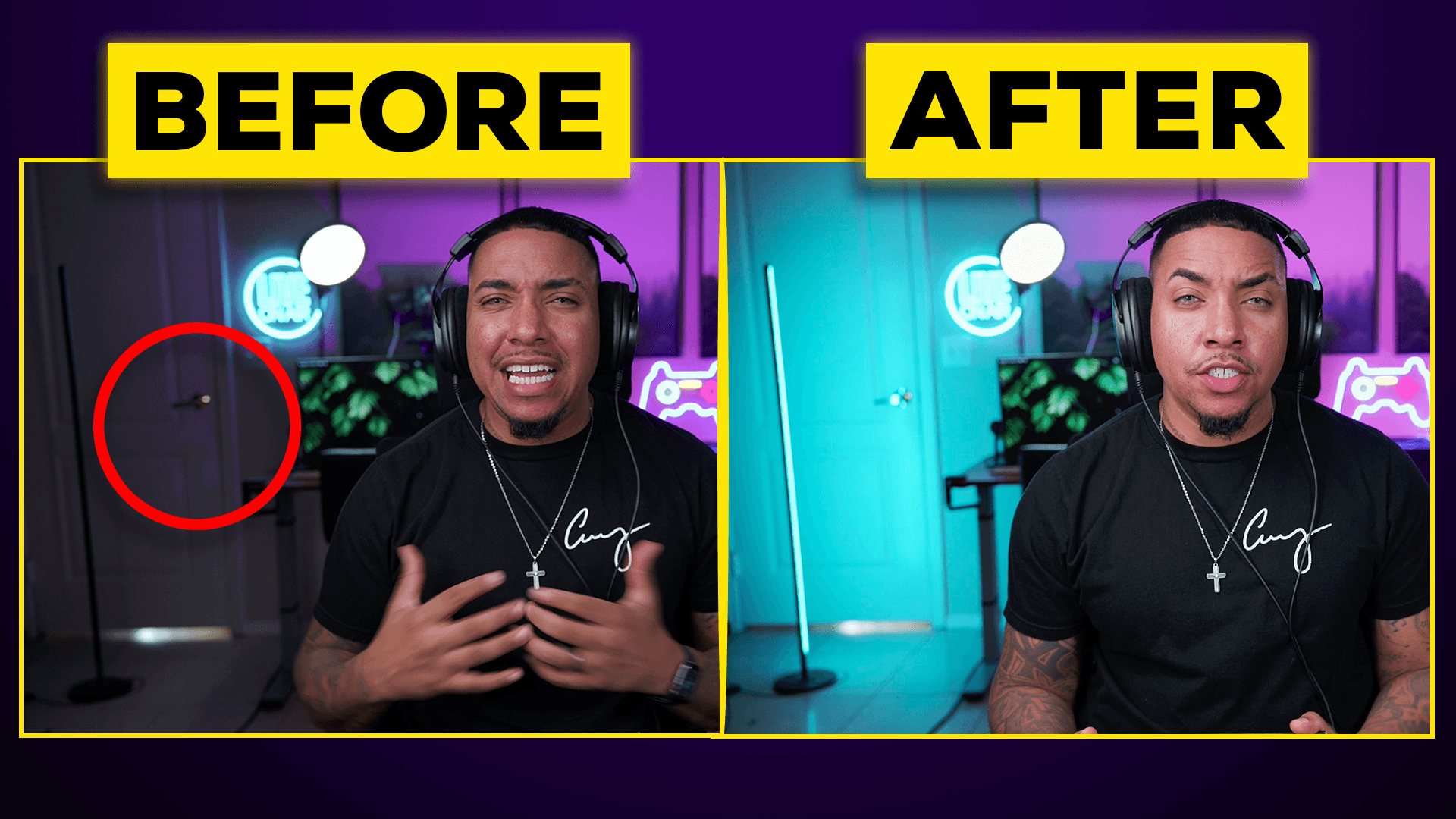 Why Background Lighting Matters - GOVEE RBG Floor Lamp – Stream Designz