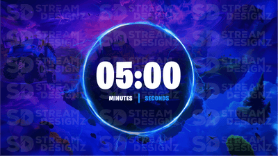 Stream Countdown Timer Overlay - Royale | Stream Designz