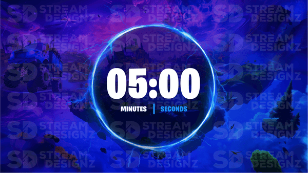 Stream Countdown Timer Overlay - Royale | Stream Designz