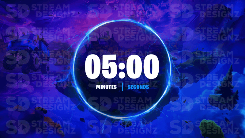 Stream Countdown Timer Overlay - Royale | Stream Designz