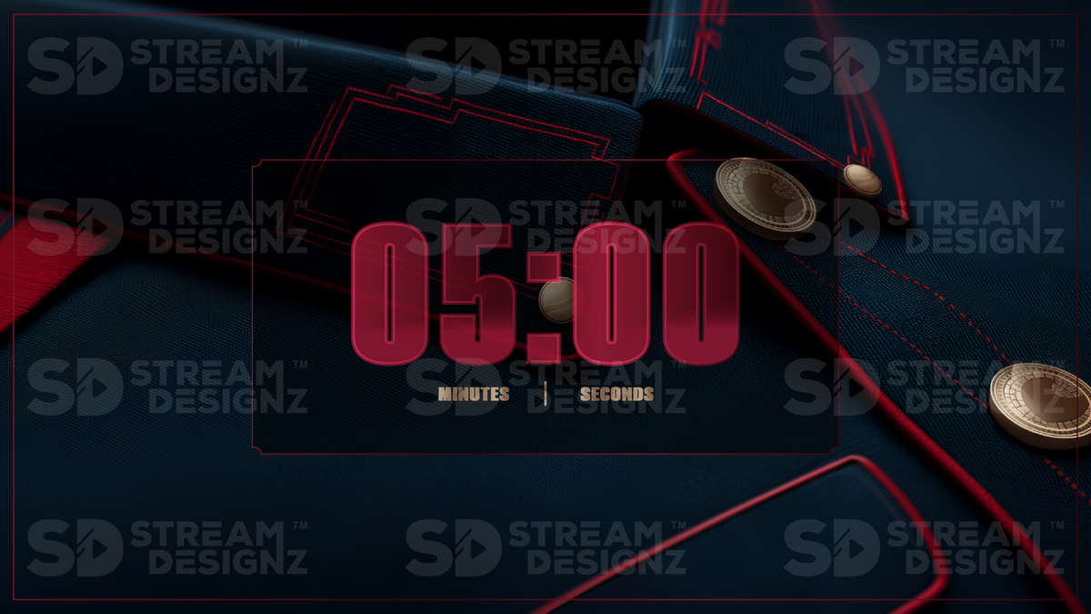 Stream Countdown Timer Overlay - Valor | Stream Designz