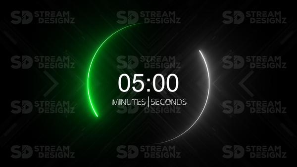 Stream Countdown Timer Overlay - Vortex | Stream Designz