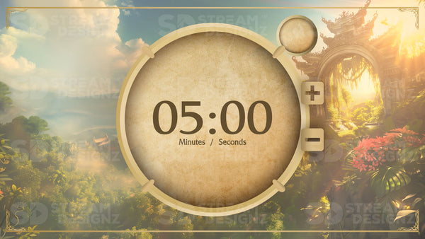 Stream Countdown Timer Overlay - Odyssey | Stream Designz