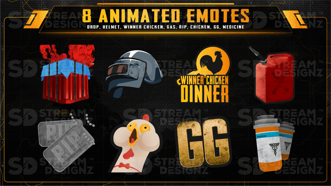 Buy Animated Twitch Sub Emotes – Stream Designz