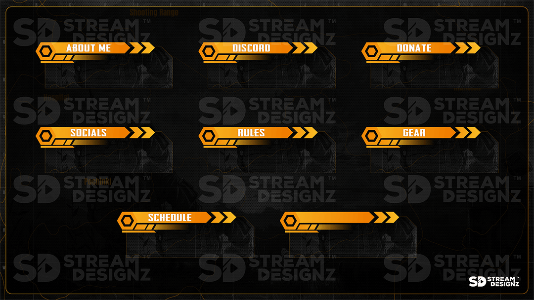 Buy Custom Twitch Panels for Your Live Stream – Stream Designz