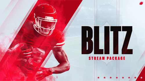 Animated Stream Overlay Package - Blitz | Stream Designz