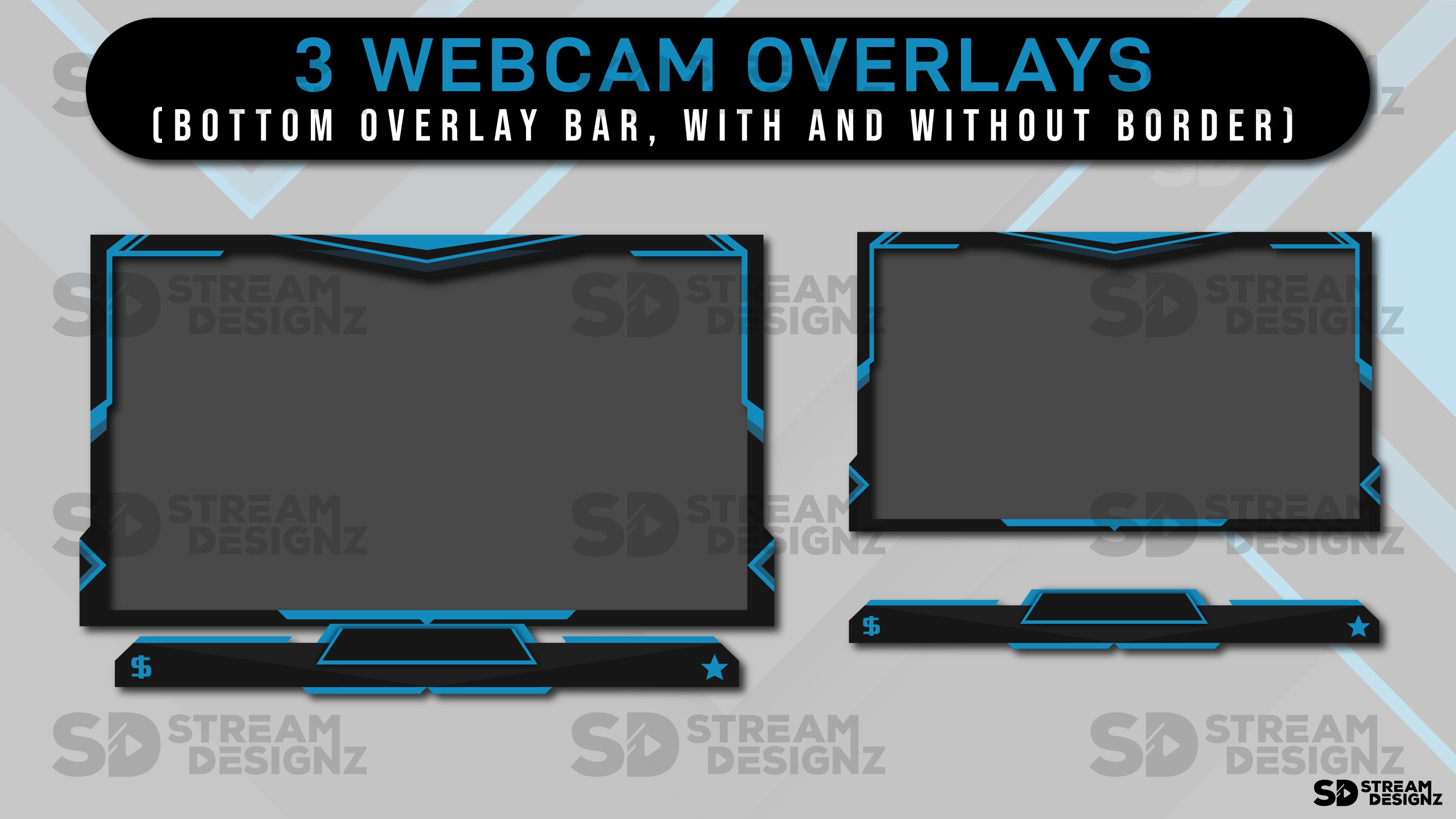Animated Stream Overlay Package - Electric | Stream Designz