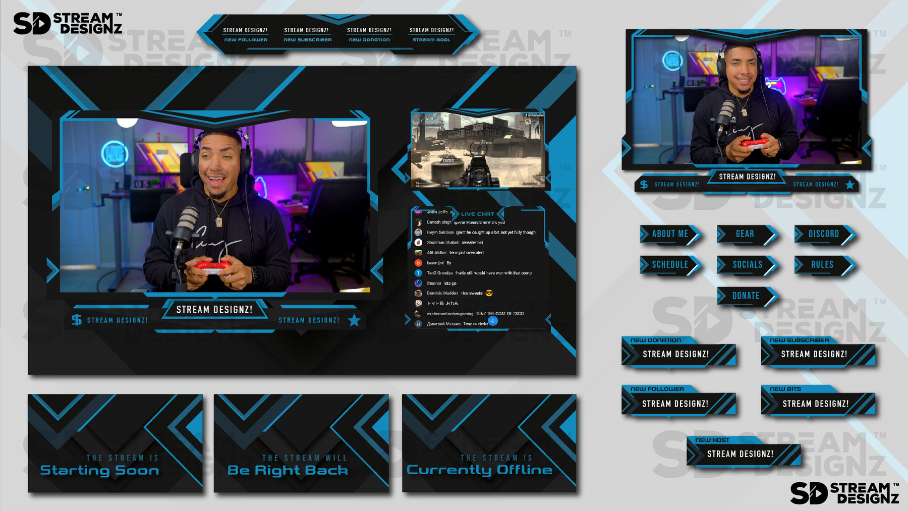 The Ultimate Stream Package - Electric | Stream Designz