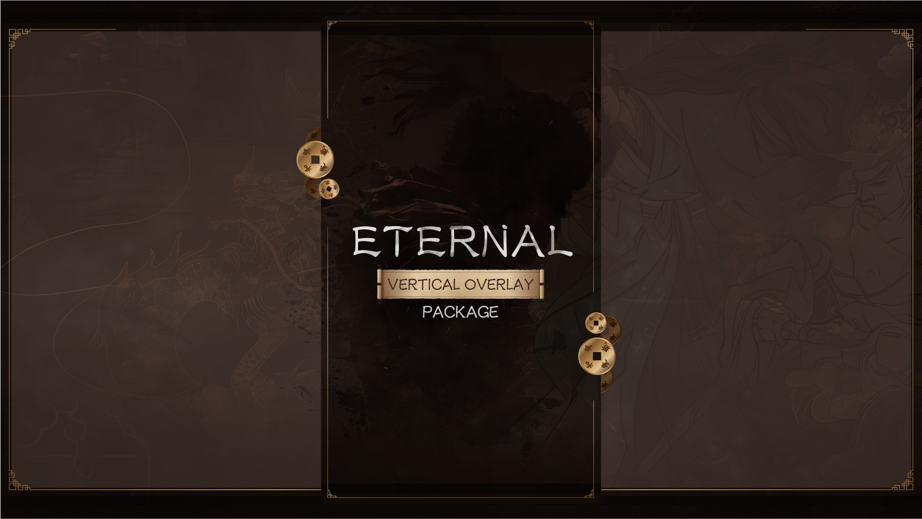 TikTok Vertical Stream Overlay Package - Eternal | Stream Designz