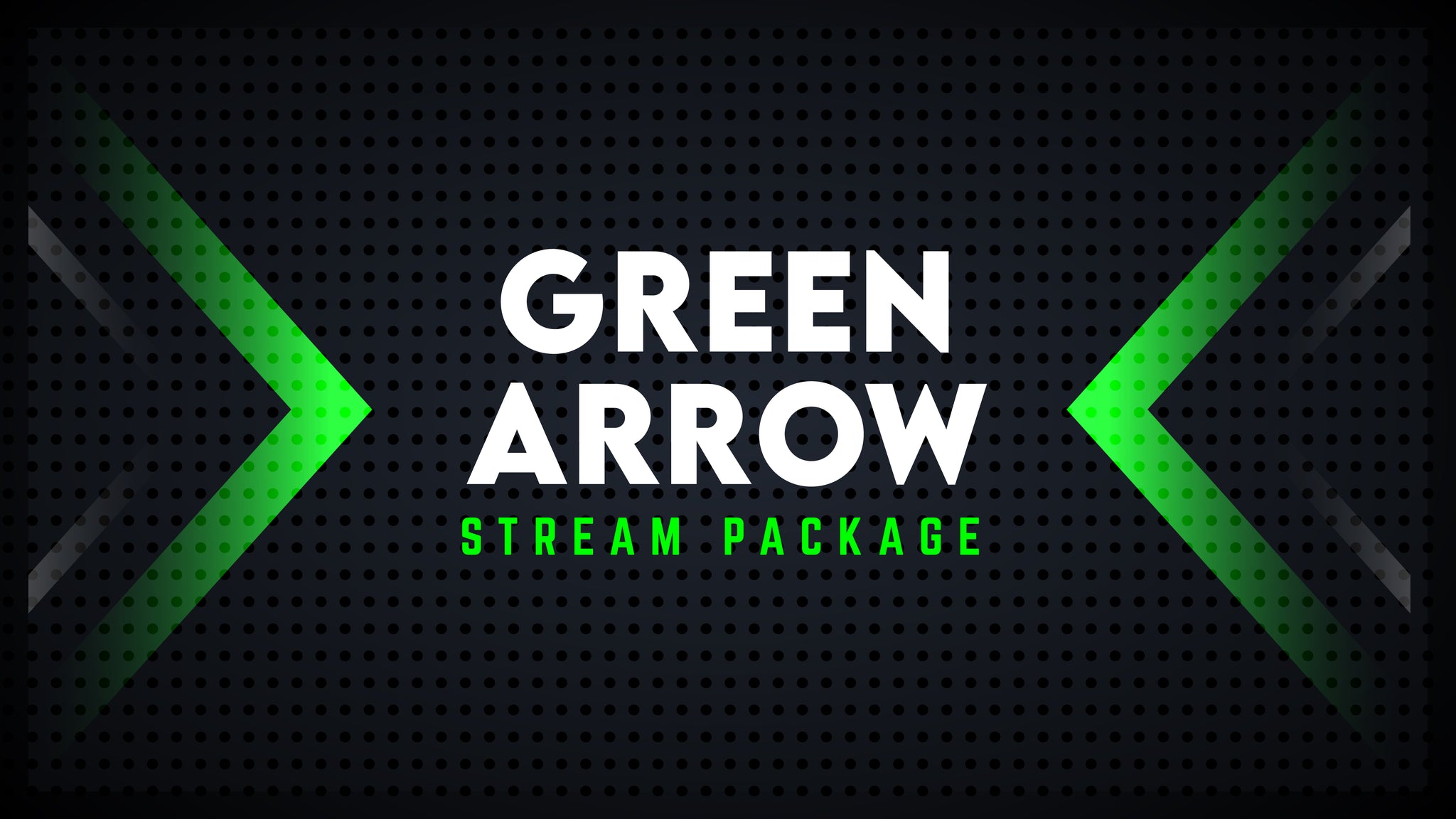 Stream Overlay Package - Green Arrow | Stream Designz
