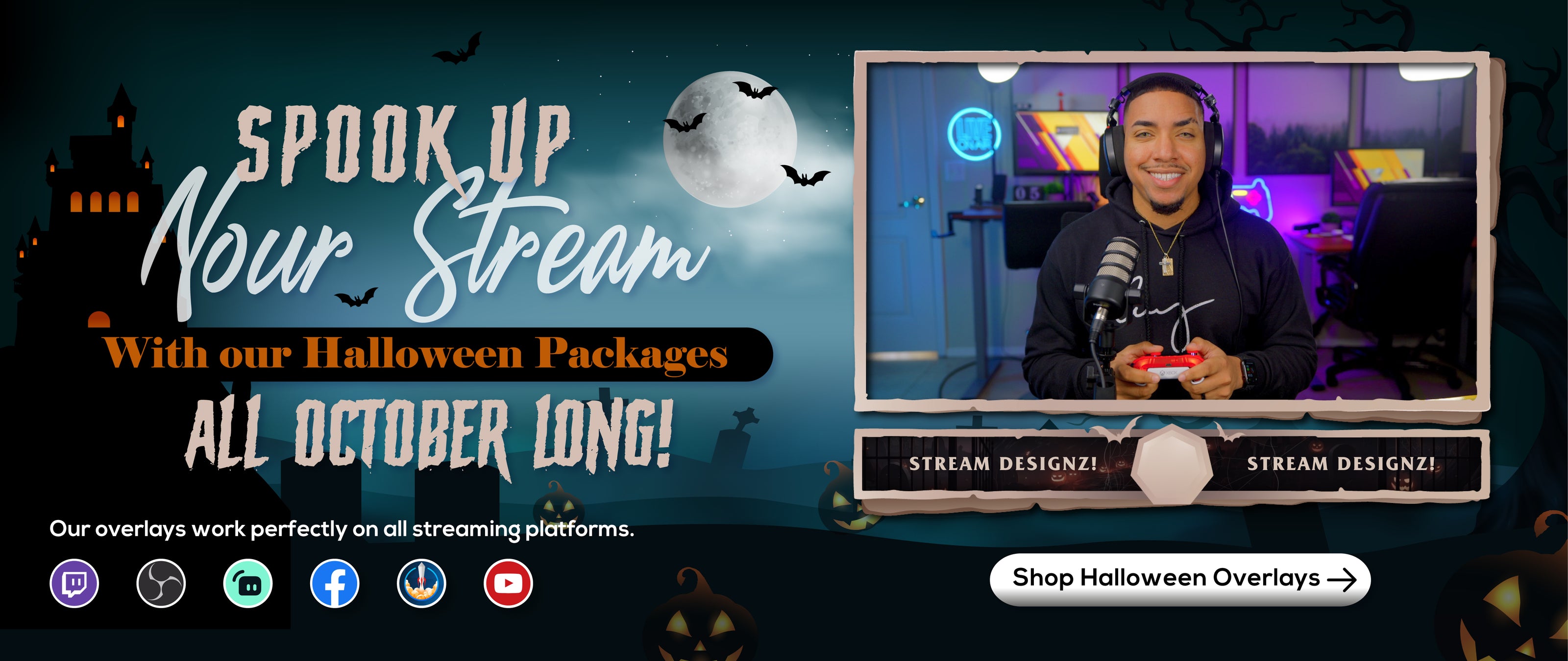 Buy Best Custom Stream Overlays for Live Streaming | StreamDesignz ...