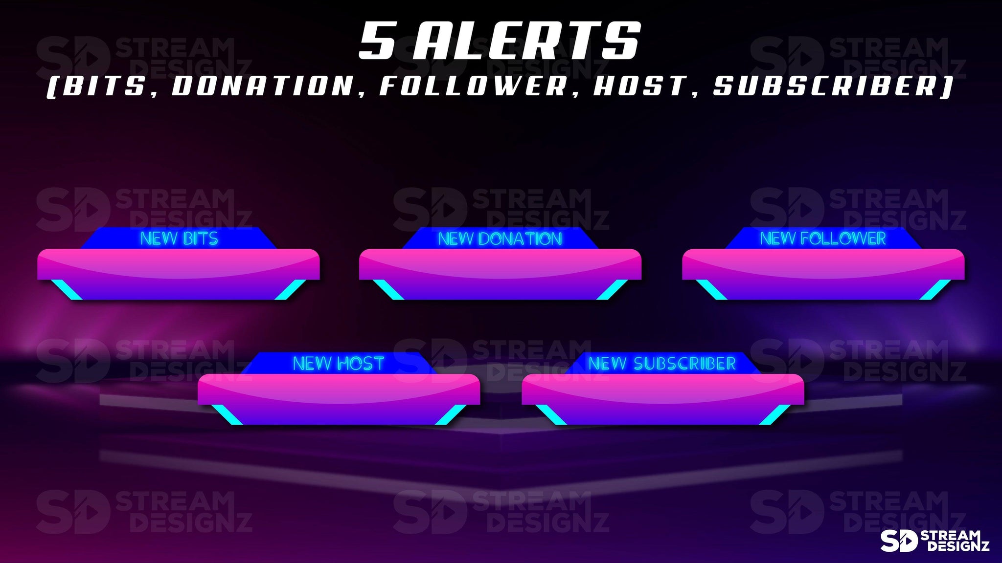 Animated Stream Alerts - Illuminate | Stream Designz