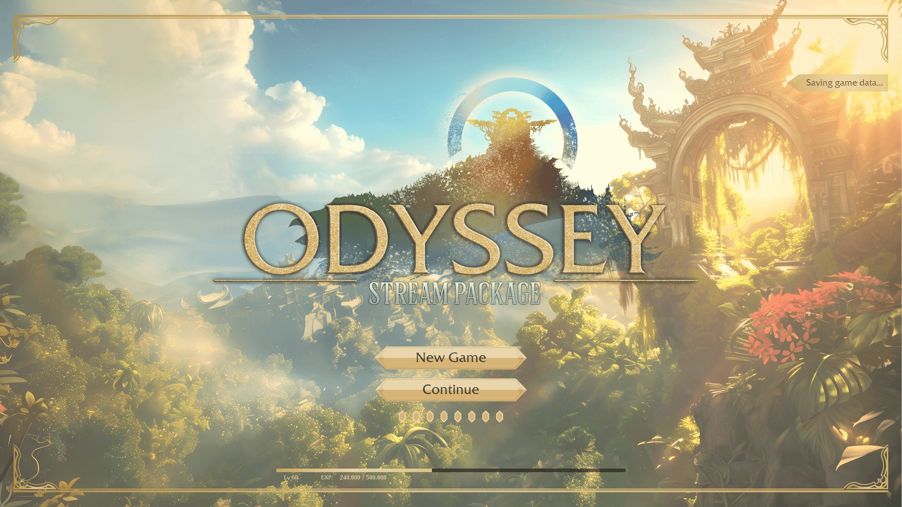 Animated Stream Overlay Package - Odyssey | Stream Designz