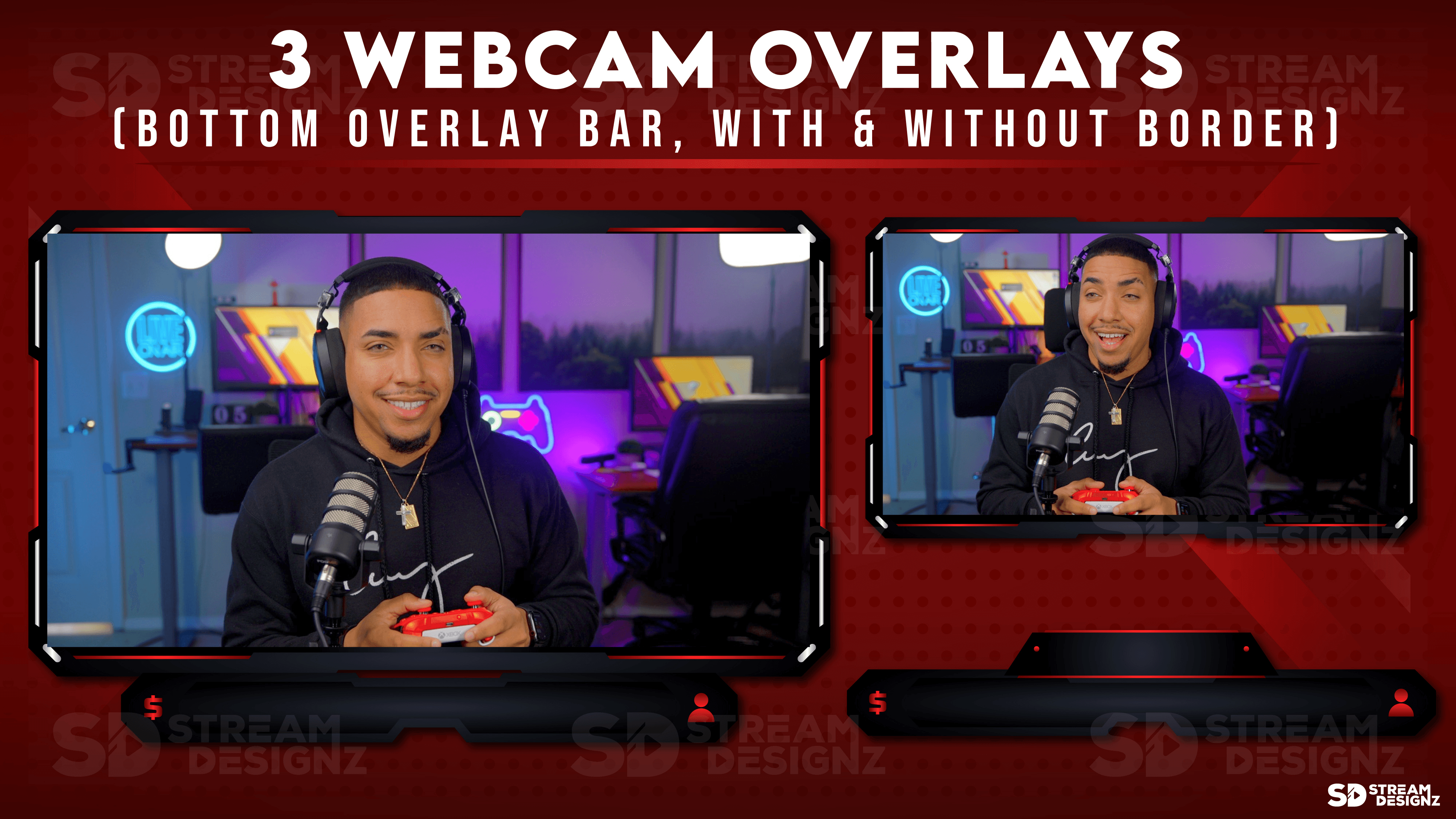 Animated Stream Overlay Package - Project Zero | Stream Designz