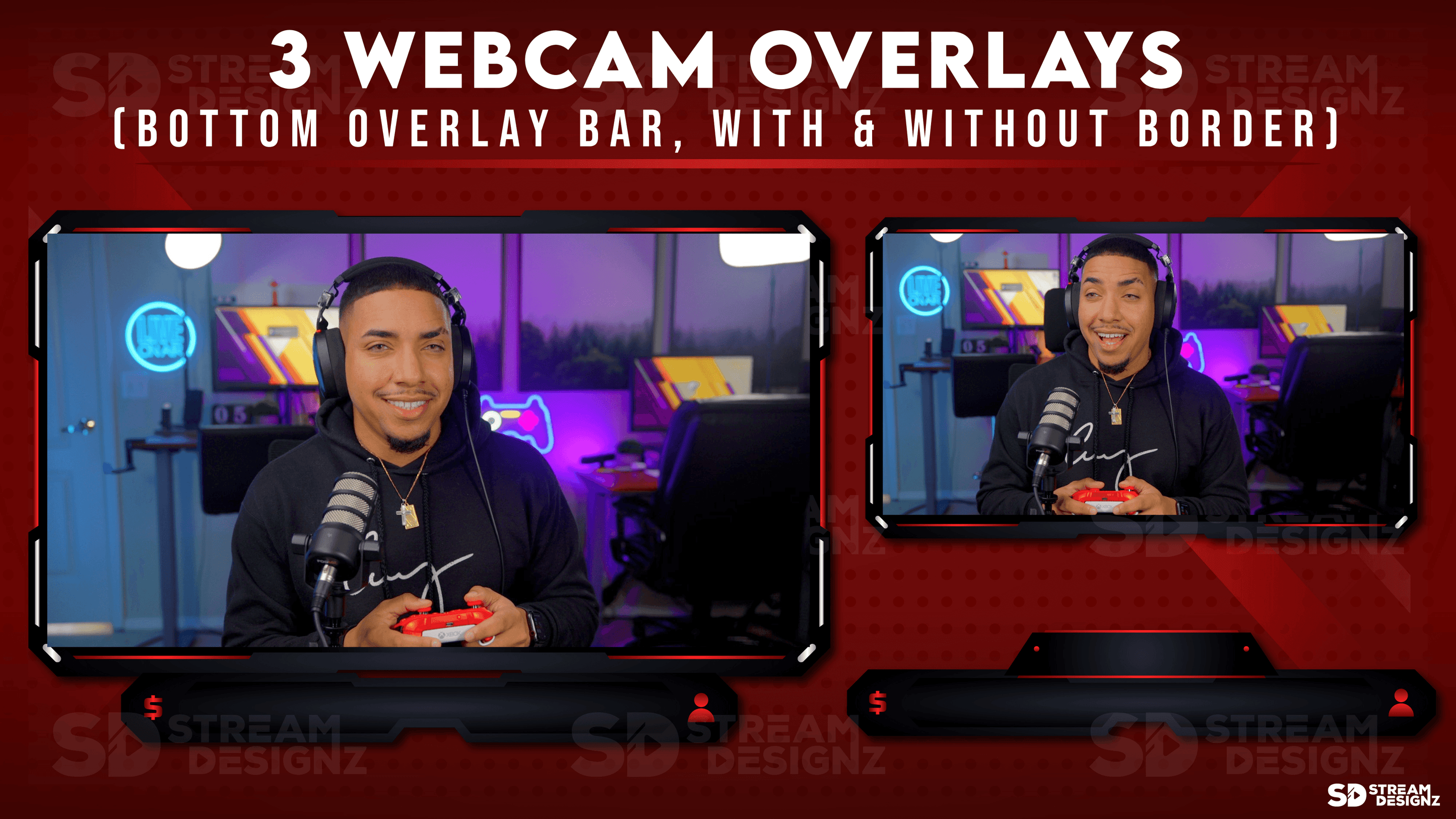 Animated Stream Overlay Package - Project Zero | Stream Designz