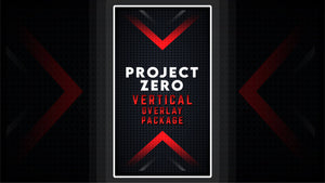 Vertical Stream Overlay Package - Project Zero | Stream Designz