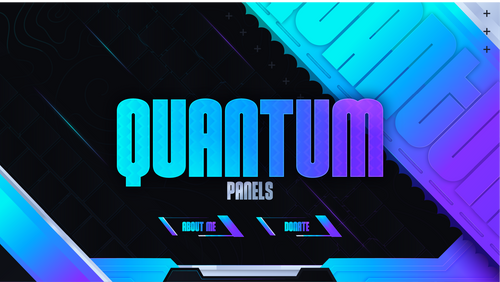 Twitch Panels - Quantum | Stream Designz