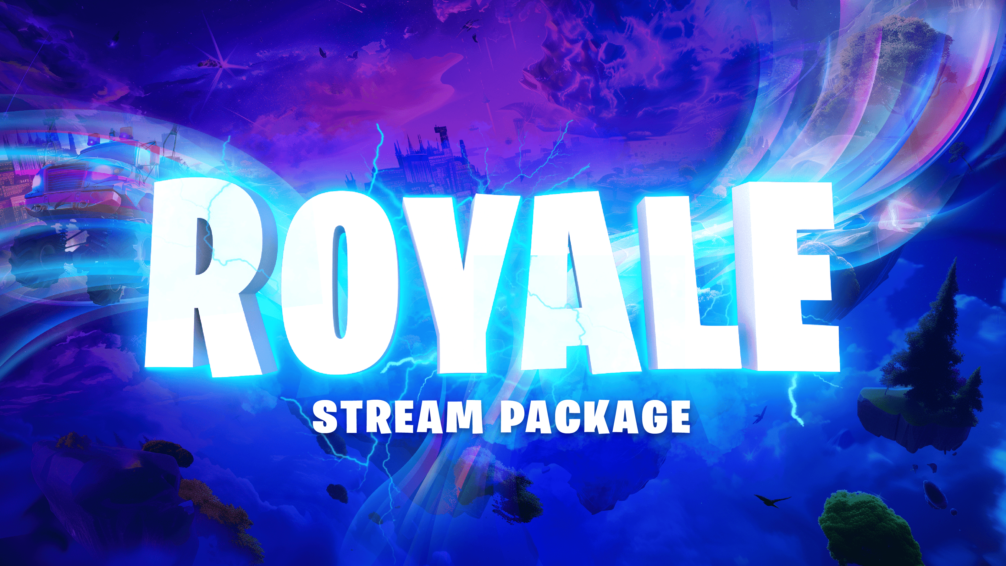 Animated Stream Overlay Package - Royale | Stream Designz