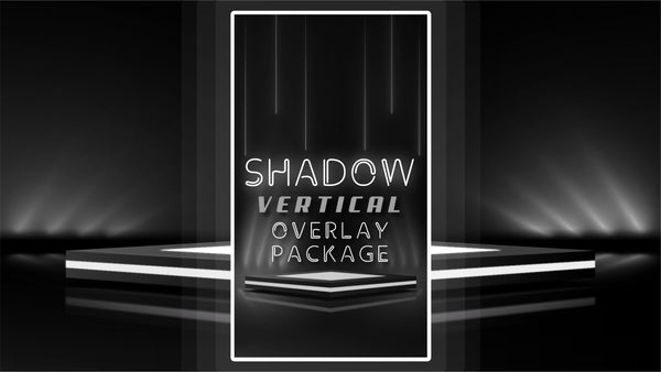 TikTok Vertical Stream Overlay Package - Shadow | Stream Designz