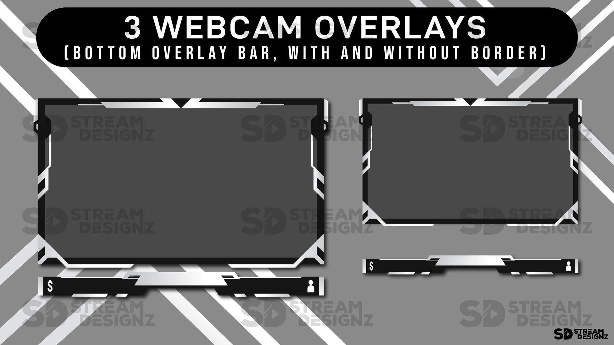 Animated Stream Overlay Package - Silhouette | Stream Designz