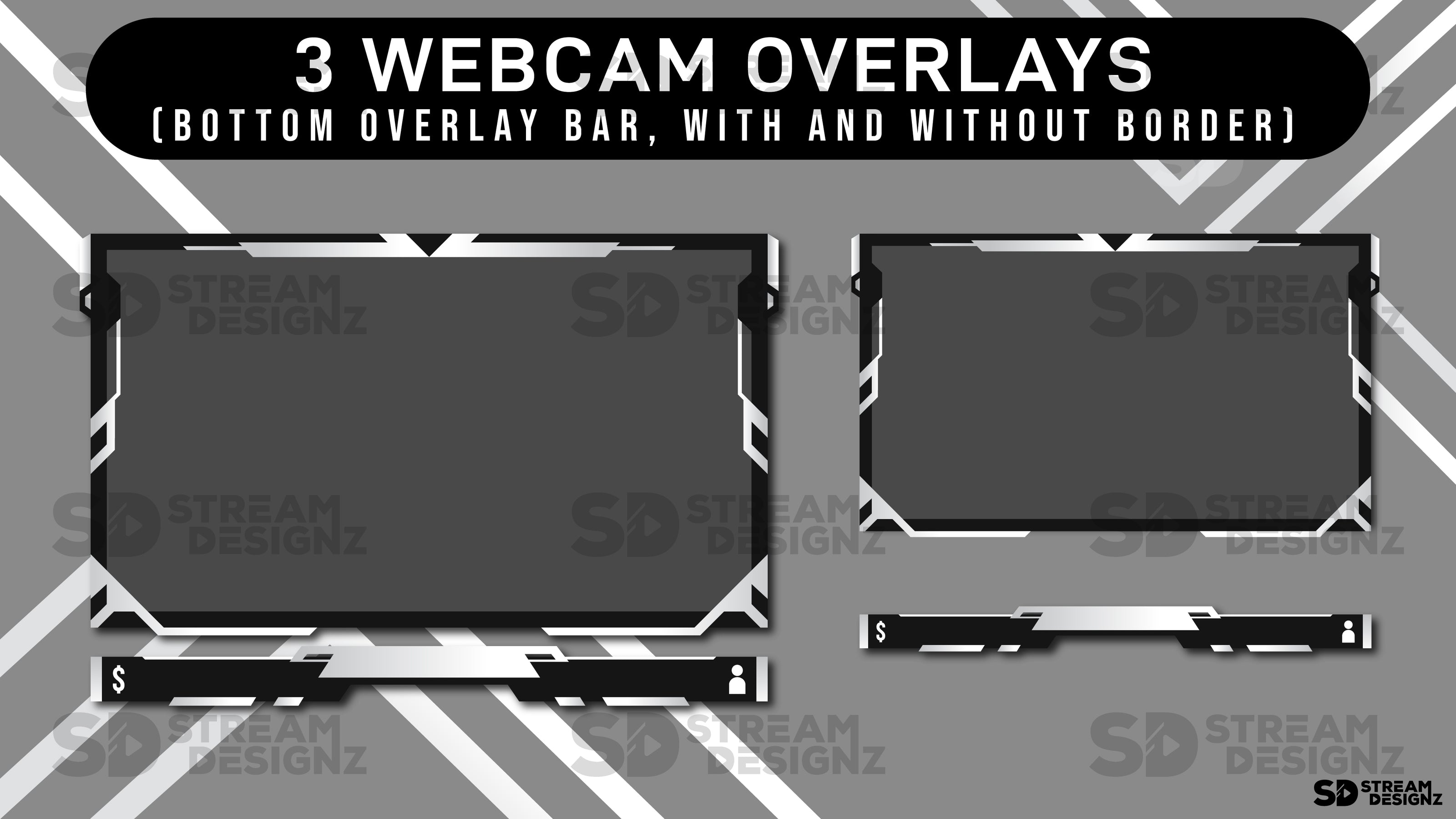 Animated Stream Overlay Package - Silhouette | Stream Designz