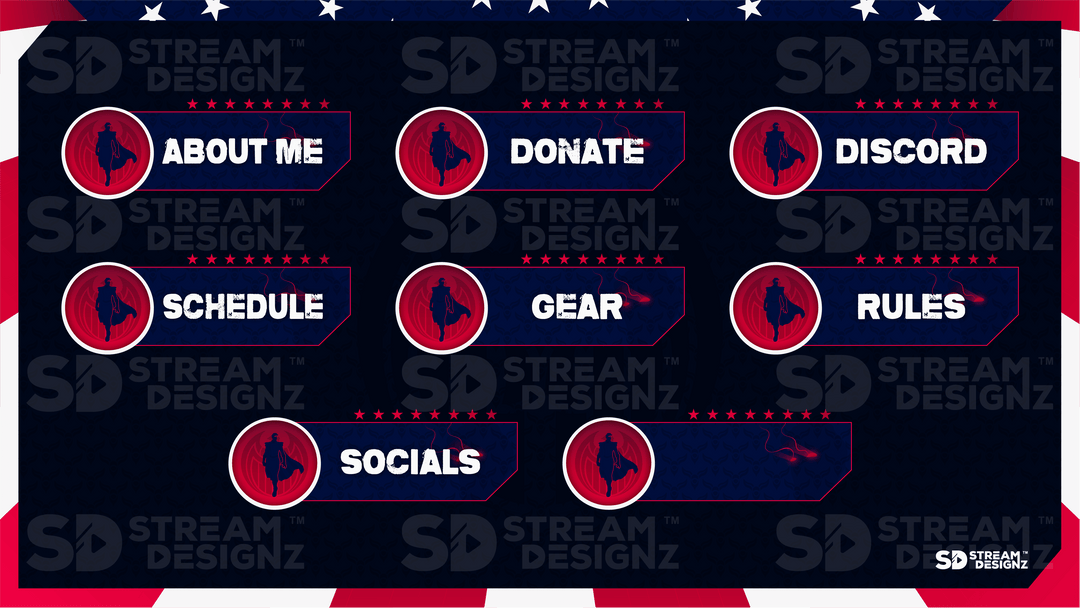 Buy Custom Twitch Panels for Your Live Stream – Stream Designz