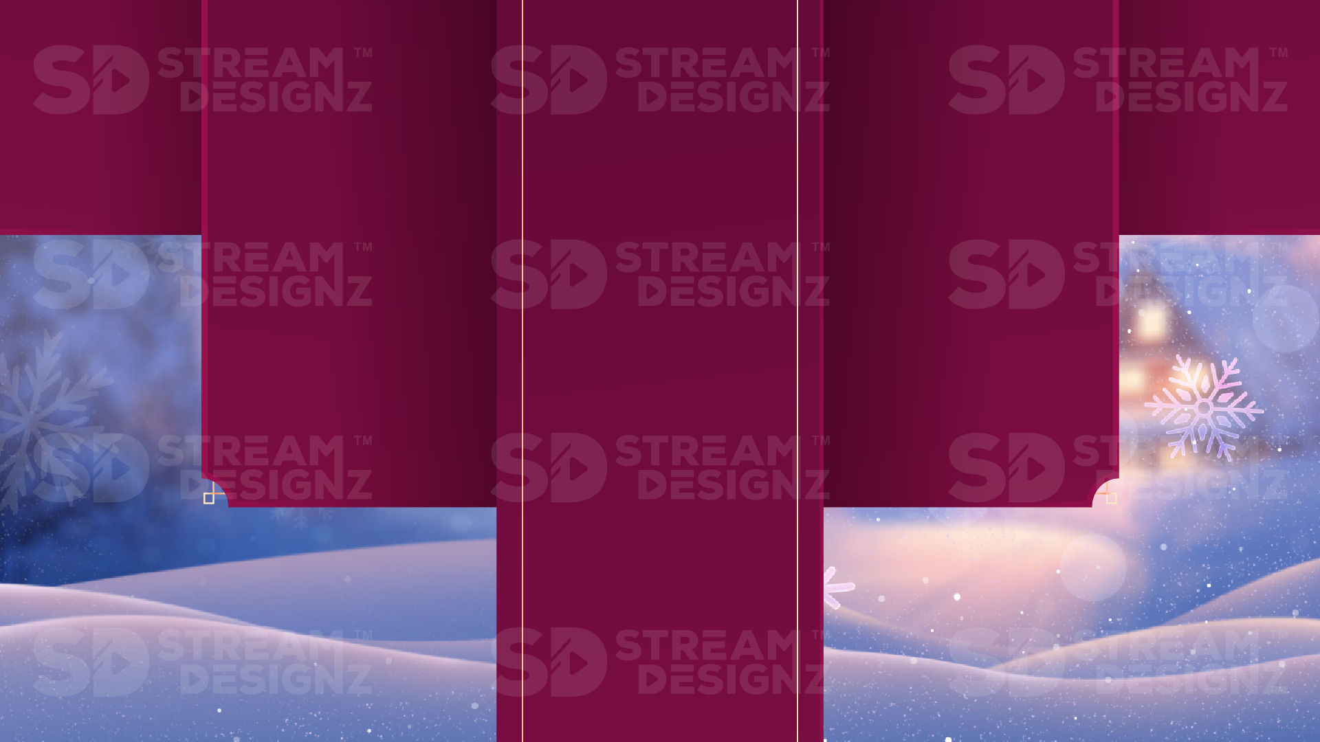 Stream Overlays Stinger Transition - Silent Night | Stream Designz