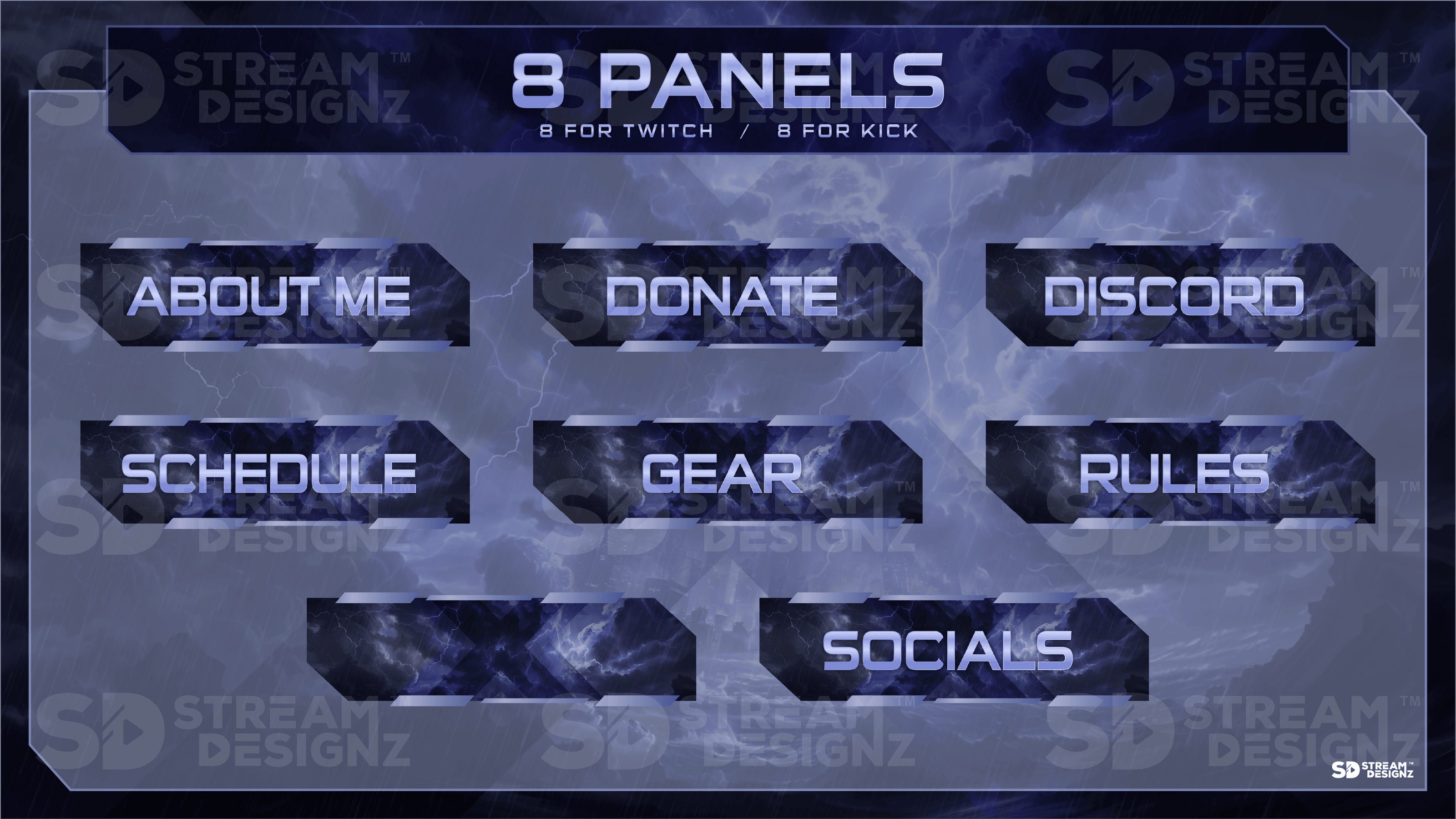 The Ultimate Stream Bundle - Storm | Stream Designz