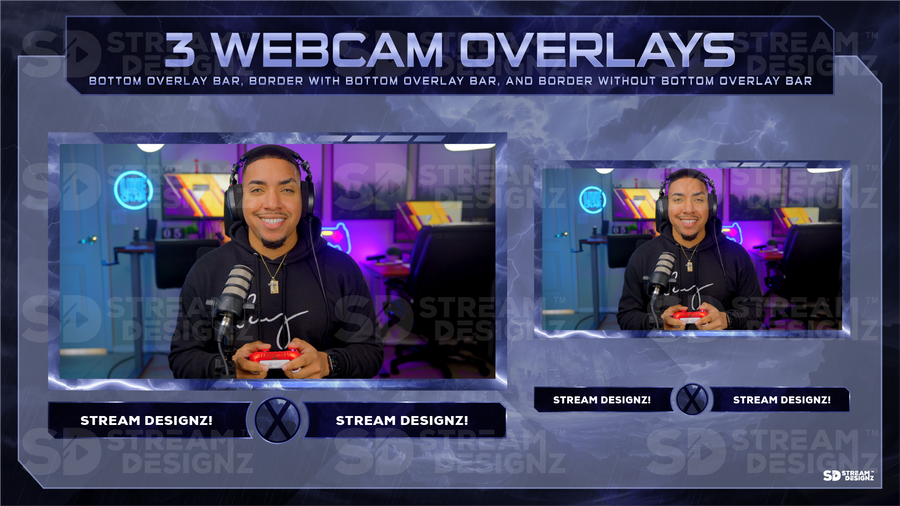 Static Stream Overlay Packages for Twitch, YouTube, Facebook Live ...