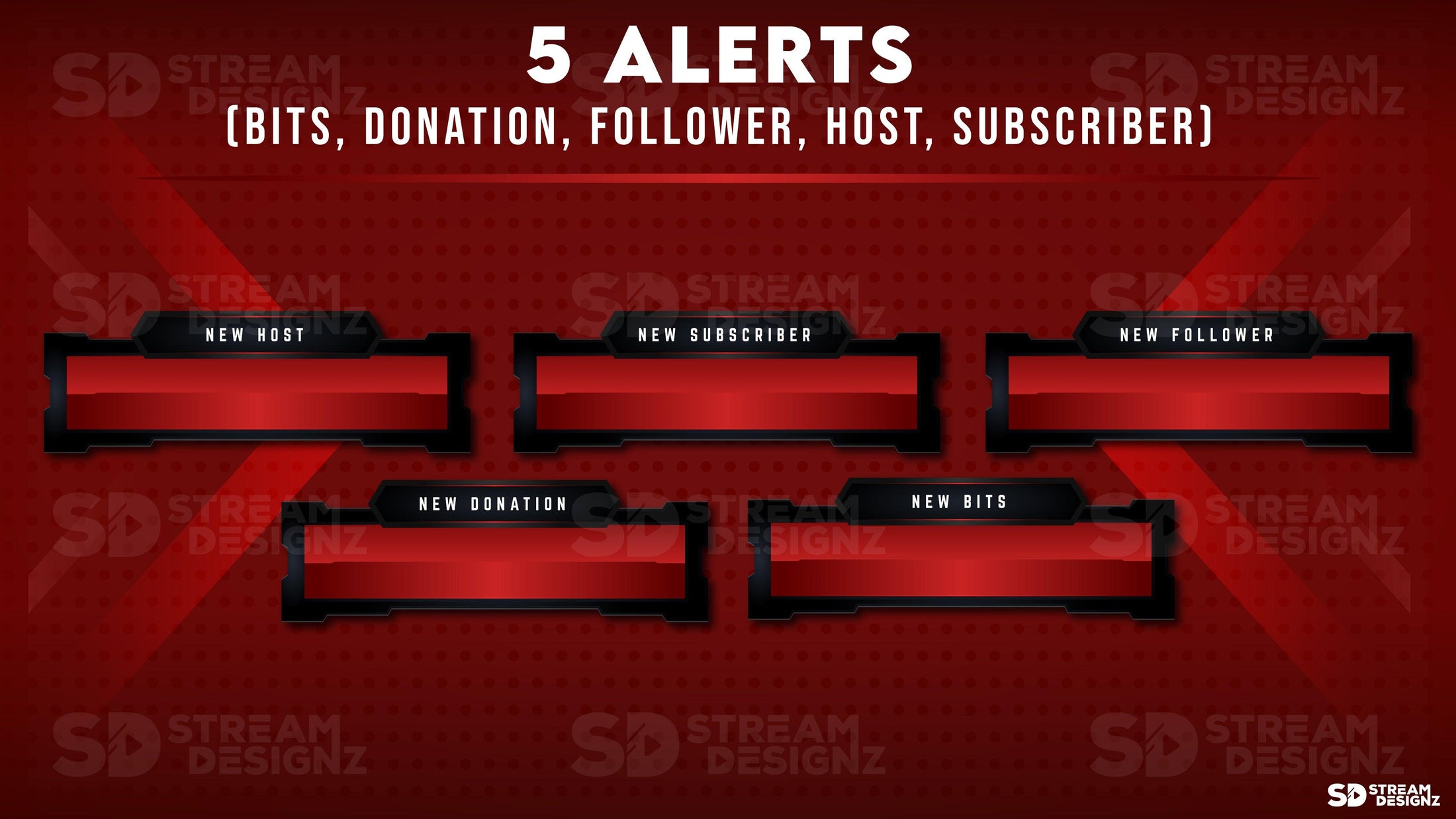 Animated Stream Overlay Package - Project Zero | Stream Designz