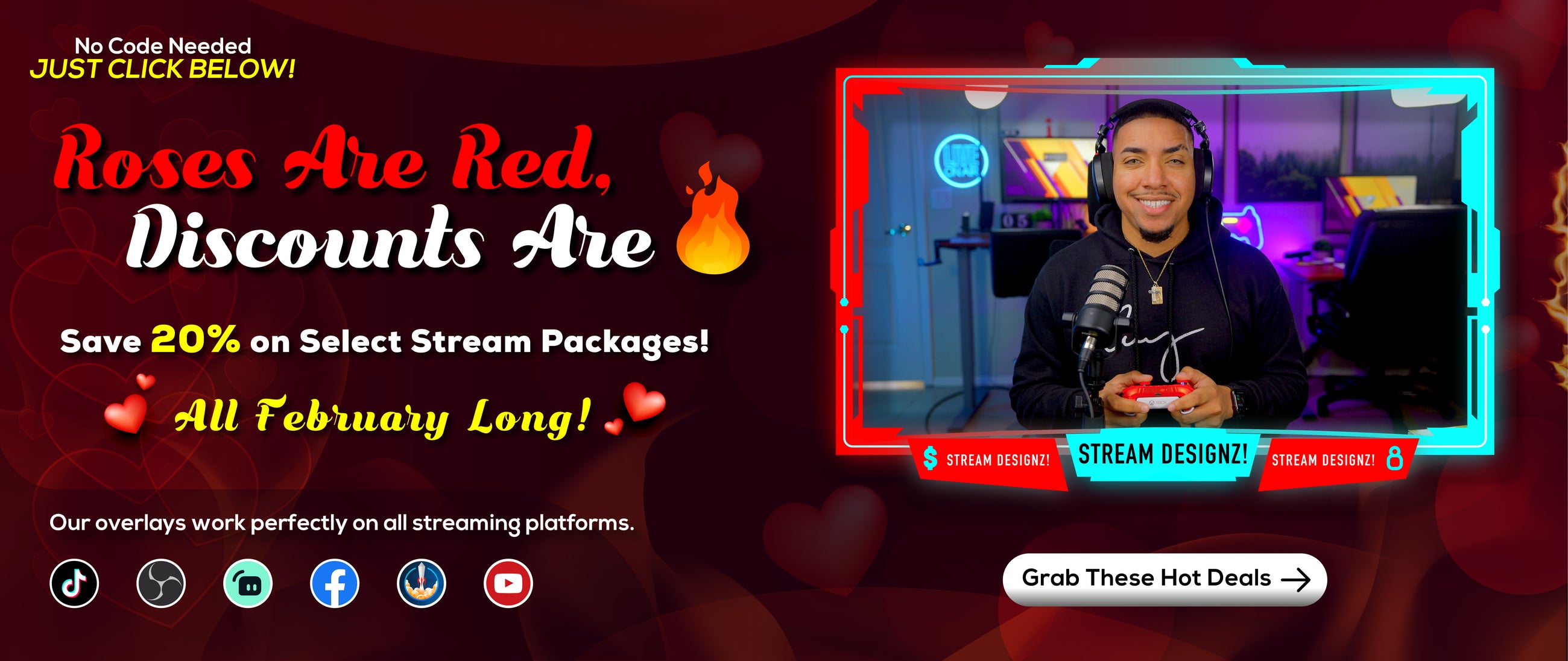 Buy Best Custom Stream Overlays for Live Streaming | StreamDesignz ...