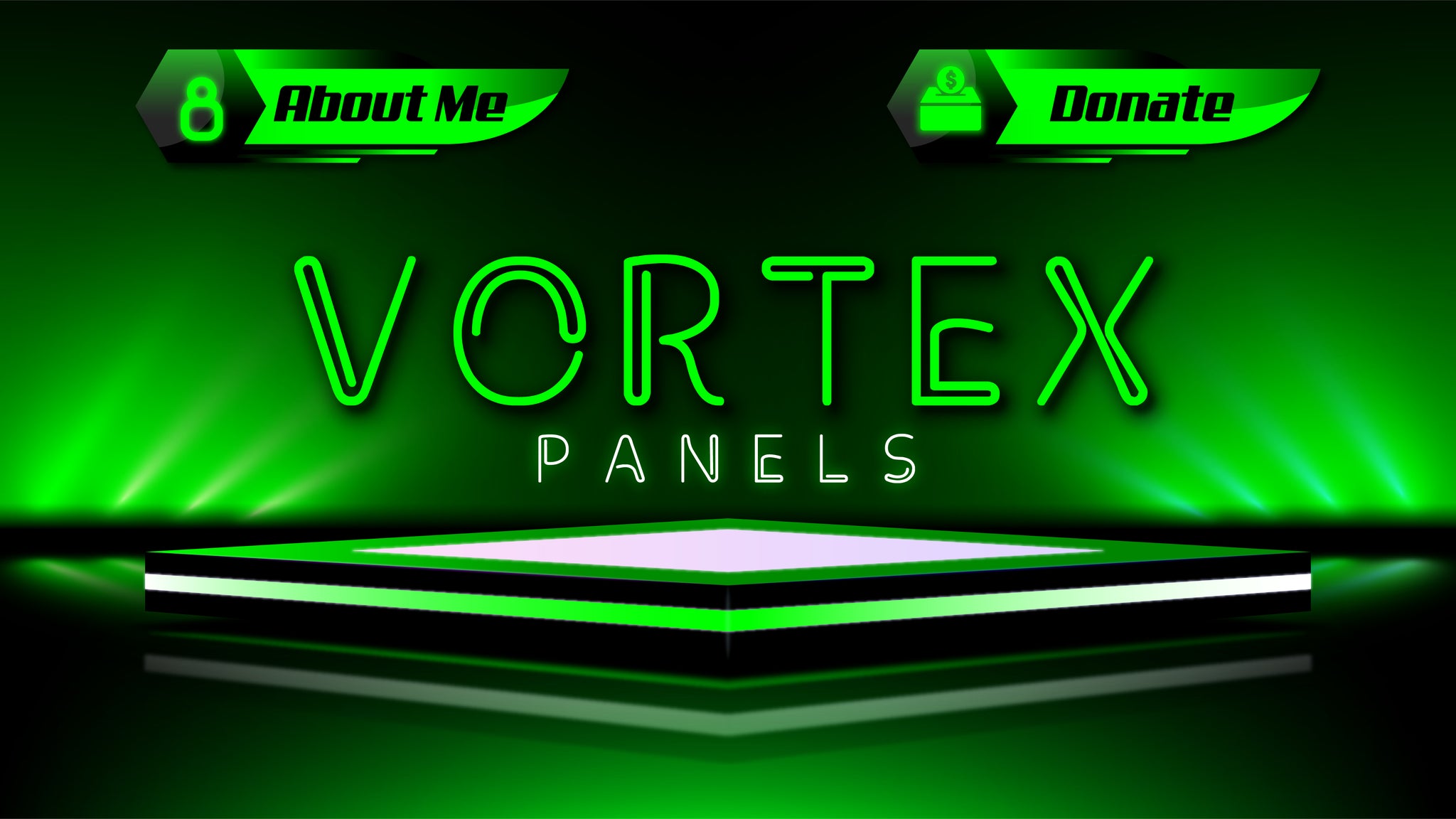 Twitch Panels - Vortex | Stream Designz