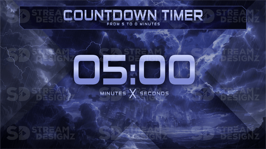 Buy Stream Countdown Timer Overlays for OBS & Streamlabs @StreamDesignz ...