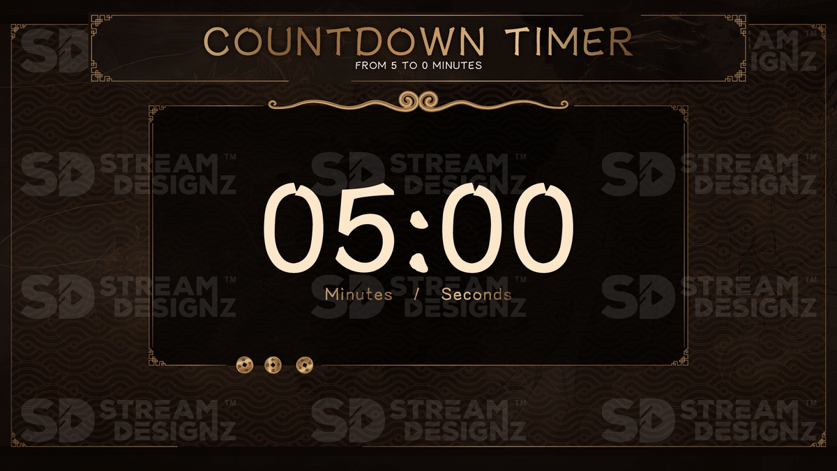 Stream Countdown Timer Overlay - Eternal | Stream Designz