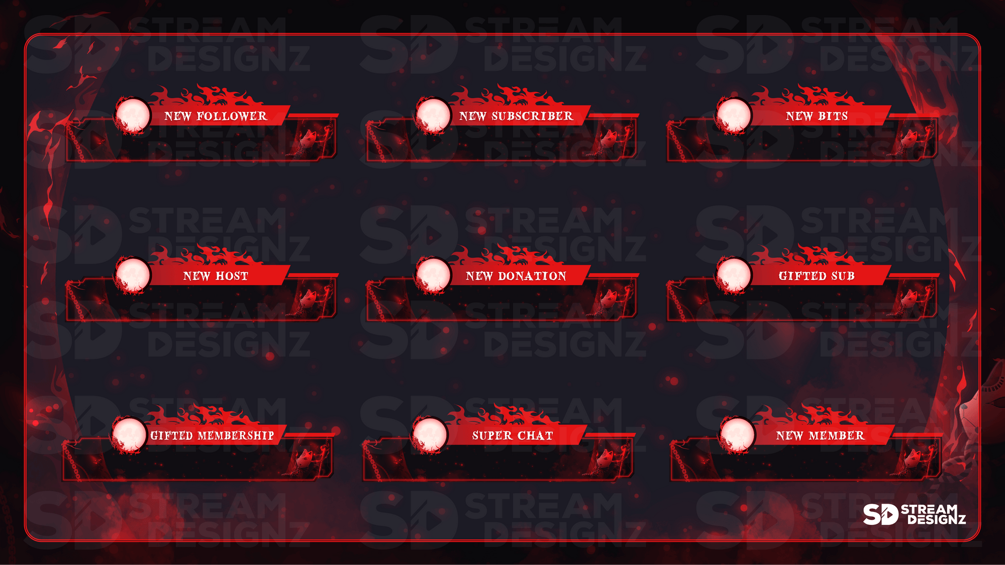 Animated Stream Alerts – Stream Designz