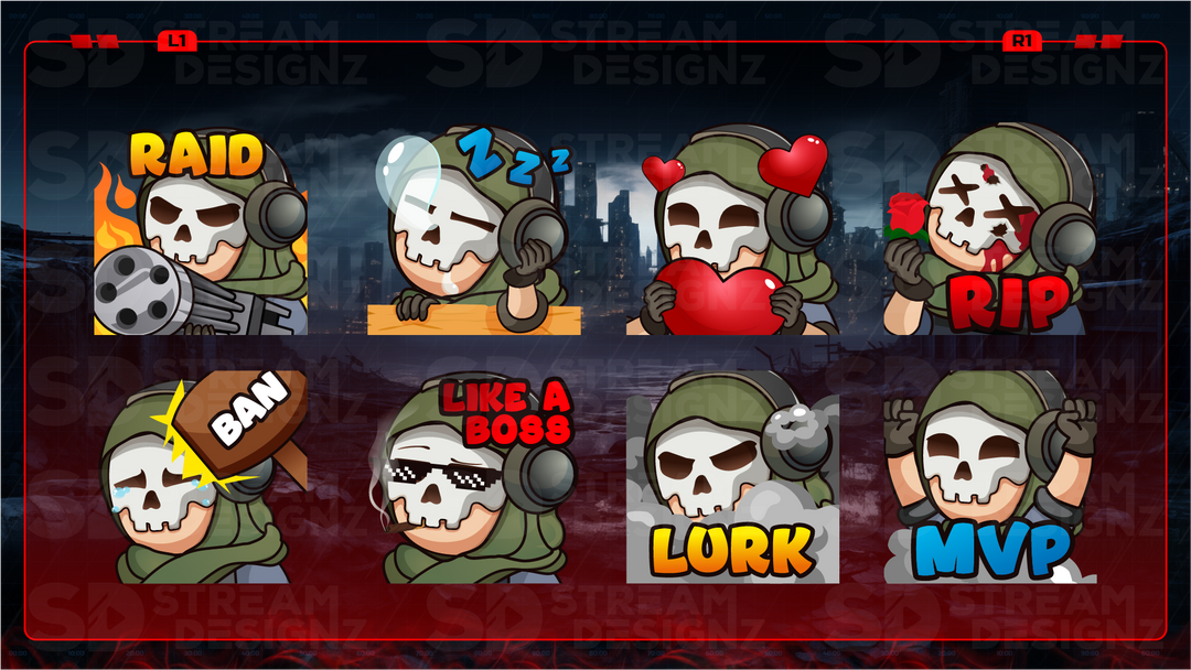 Buy Animated Twitch Sub Emotes – Stream Designz