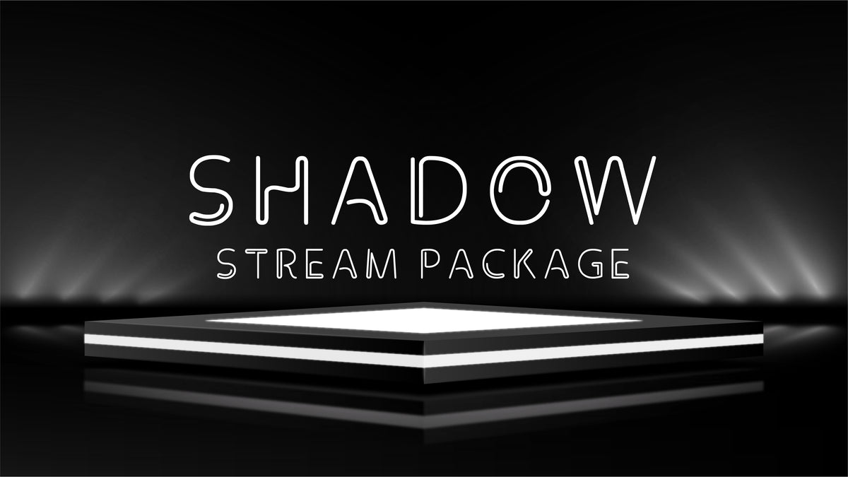 Stream Overlay Package - Shadow | Stream Designz