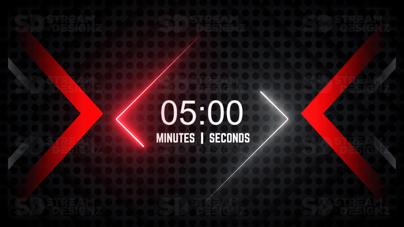 Stream Countdown Timer Overlay - Project Zero | Stream Designz