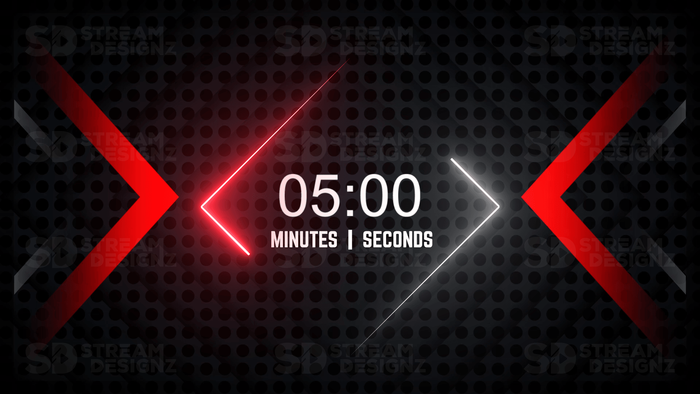 Stream Countdown Timer Overlay - Project Zero | Stream Designz
